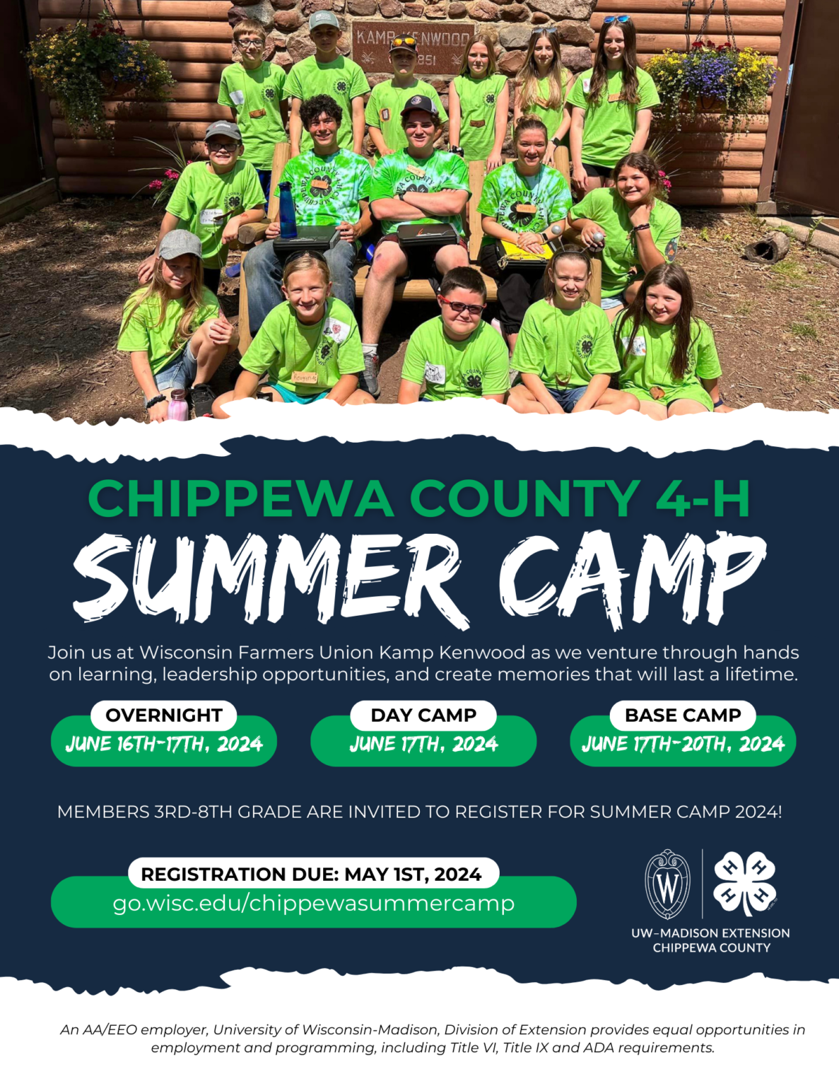 4-H Summer Camp – Extension Chippewa County