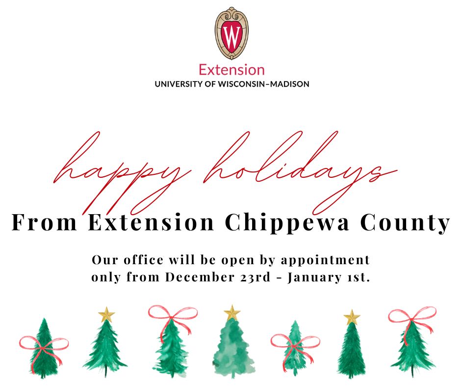 Happy Holidays from Extension Chippewa County – Extension Chippewa County